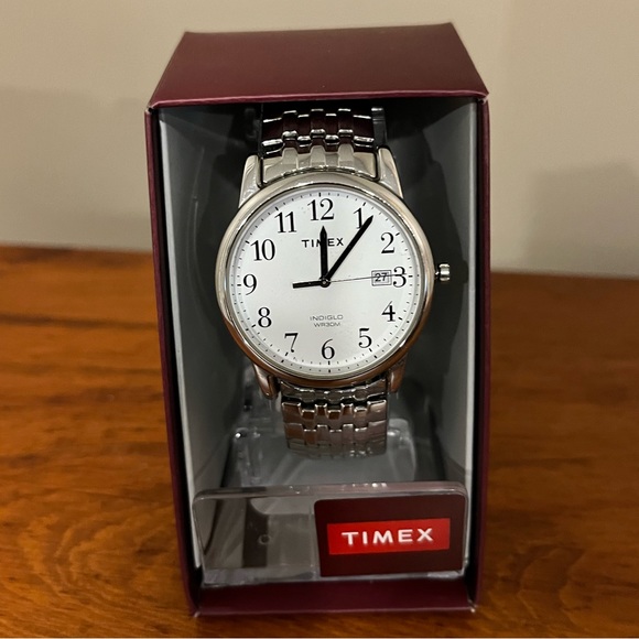 Timex | Accessories | Nib Timex Indiglo Easy Reader Big Tick Expandable ...